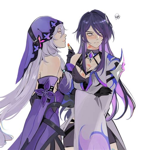 Acheron And Black Swan Honkai And More Drawn By Frendraw Danbooru