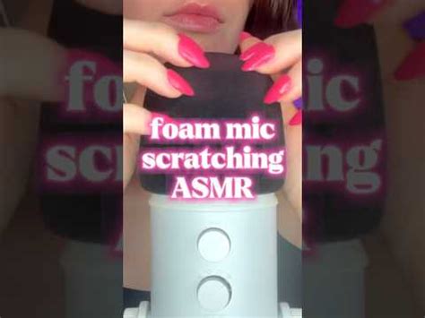 🎧 ultimate foam mic Scratching for tingles #asmr