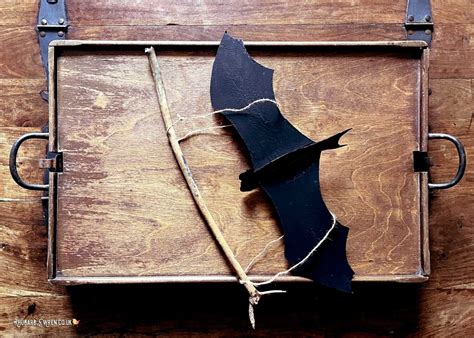 How To Make A Flapping Bat Mobile Rhubarb And Wren