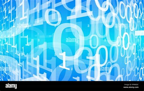 Binary Computer Digits Vector Cloud Computing Symbol Concept Stock