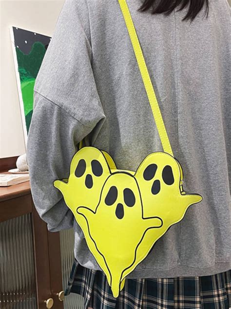 Halloween Cartoon Ghost Triangle Bag Retro Stage
