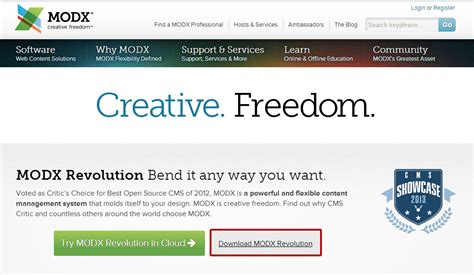 How To Deploy Modx Cms To The Cloud Virtuozzo