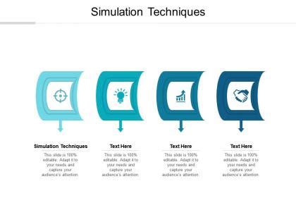 Simulation Techniques PowerPoint Presentation And Slides PPT Slide SlideTeam