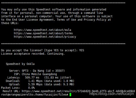 linux ubuntu debian 命令行测网速 测速 debian测速 csdn博客