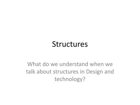 PPT Structures PowerPoint Presentation Free Download ID 2334443