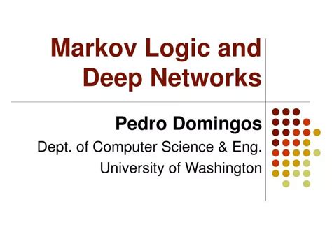 ppt markov logic and deep networks powerpoint presentation free