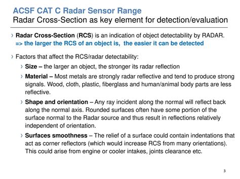 ACSF CAT C Radar Sensor Range Ppt Download