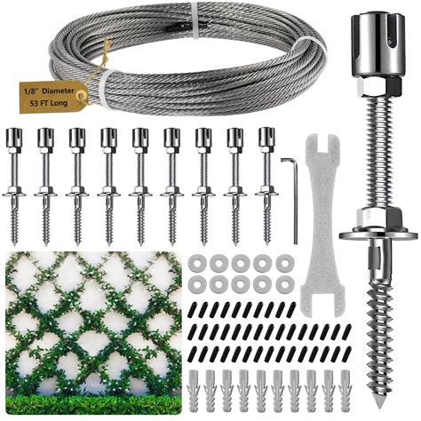 Buy Wire Trellis For Climbing S Outdoor 10 Sets Heavy Duty Wall Wire