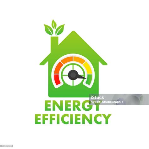 집의 에너지 효율 등급 예술 디자인 스마트 에코 주택 개선 템플릿입니다 설계 개념을 위한 3d 에너지 다이어그램 개념도 벡터 그림 에너지 효율에 대한 스톡 벡터 아트 및