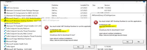 we are getting error while opening the launching app after installation