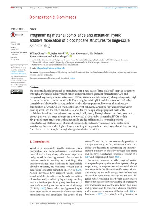 Pdf Programming Material Compliance And Actuation Hybrid Additive Fabrication Of Biocomposite