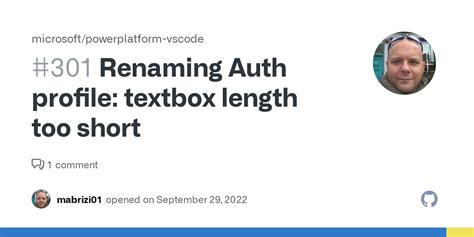 Renaming Auth Profile Textbox Length Too Short · Issue 301