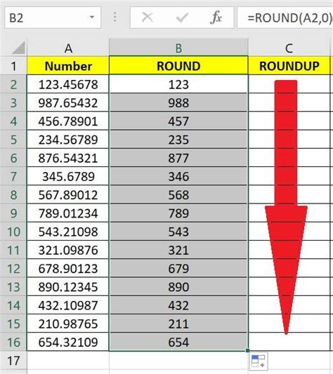 round off formula in excel round functions