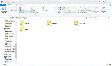 windows 8 1 computer not showing in network on windows 10 10049 system