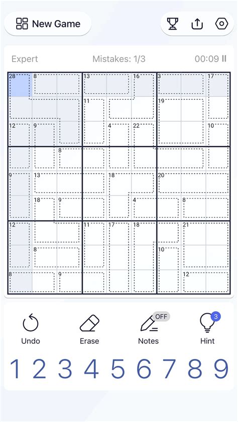 Killer Sudoku Puzzle Games For IPhone Download