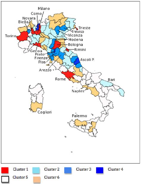 Spatial Distribution Of Clusters Download Scientific Diagram