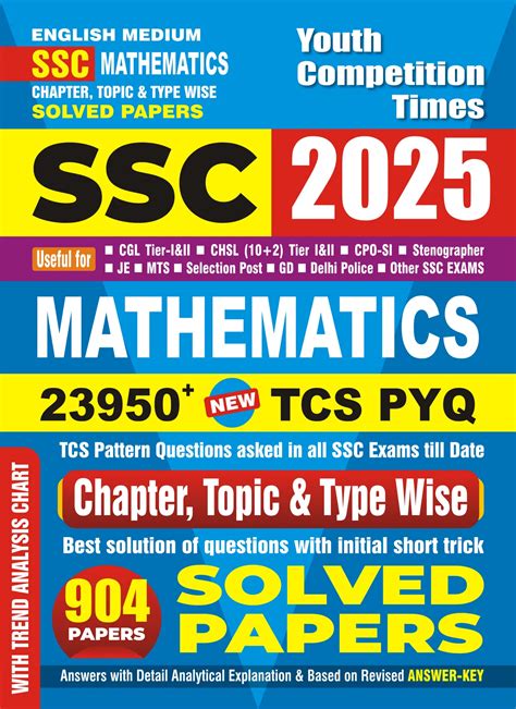 Ssc Mathematics Chapterwise Topic And Typewise Solved Papers 2025 English Medium Basket Rich