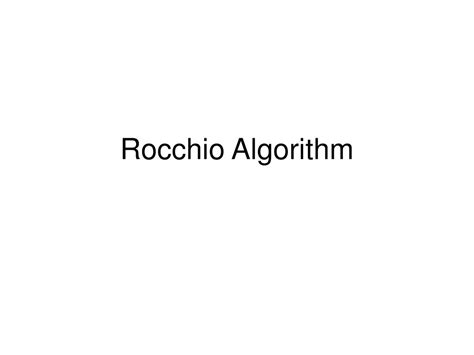 Ppt K Nearest Neighbor And Rocchio Algorithm Powerpoint Presentation