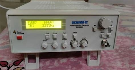 2mhz Scientific Function Generator Sine Model Name Number Sm5060 2