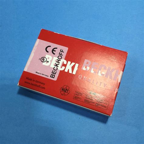 BECKHOFF EL1904 DIN Rail MOUNTING 24 VDC 4 Channel Digital Input Cross Circuit Detection