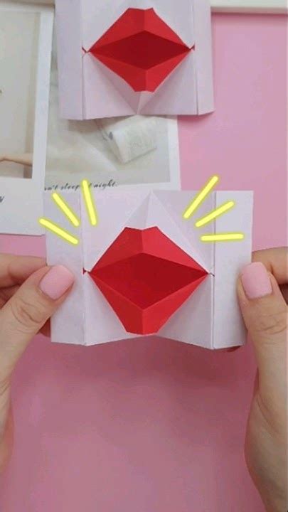 종이접기 Origami 움직이는 입술접기 쉬운 3d 색종이접기 How To Make A 3d Moving Lips Easy Origami Lips