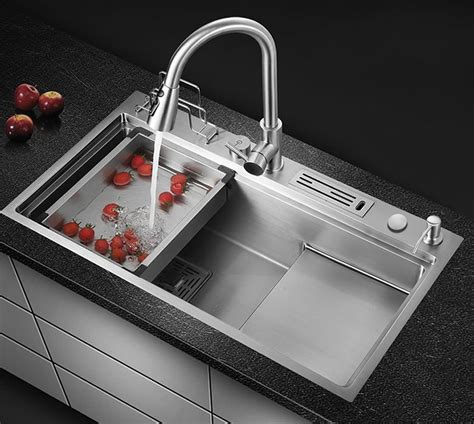 Buy Single Kitchen Sink Drop In Top Or Under 315 Kitchen Sink W 4 Holes Stainless Steel