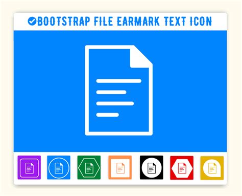 Bootstrap File Earmark Text Icon Bi Bi File Earmark Text Icon Code