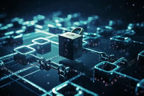 Premium Ai Image Cyber Security Concept With Padlock On Circuit Board 3d Rendering