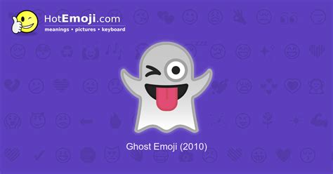 Ghost Emoji Meaning With Pictures From A To Z