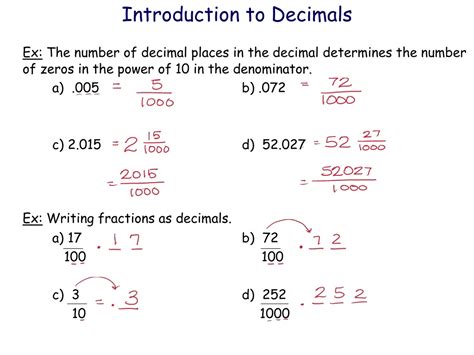 PPT Decimals Explained Introduction Writing Types PowerPoint Presentation ID