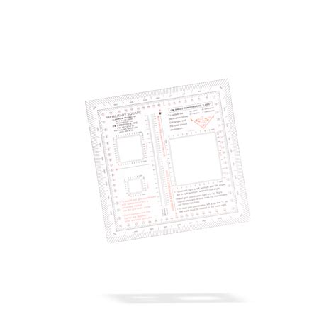Mil Square Map Protractor Shaw Concepts
