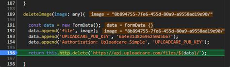 Firebase How To Delete File In Uploadcare Progrmatically In Angular