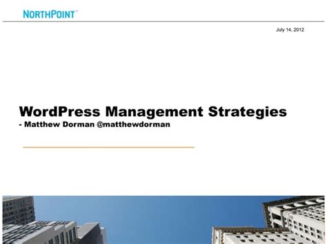 Management Strategies For Successful Wordpress Projects Key Web Development Internet