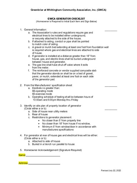 Fillable Online Exterior Unit Modification Forms Fax Email Print