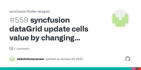 Syncfusion DataGrid Update Cells Value By Changing Current Cell Value Issue Syncfusion