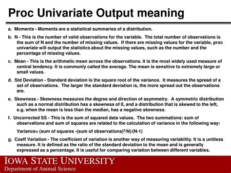 ppt using basic graphical and statistical procedures chapter in the