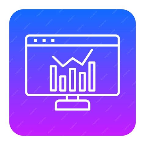 Premium Vector Monitoring Vector Illustration