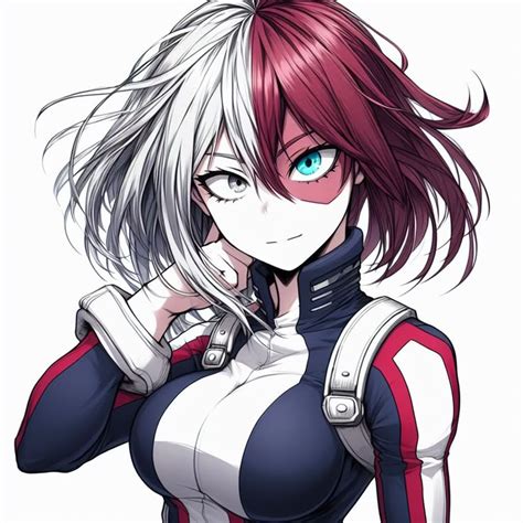 Female Todoroki Shouto My Hero Academia Manga Anime Kiss Scenes Hero Academia Characters