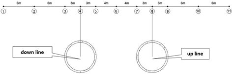 Planar Graph Of Monitoring Points The Lateral Monitoring Points Are