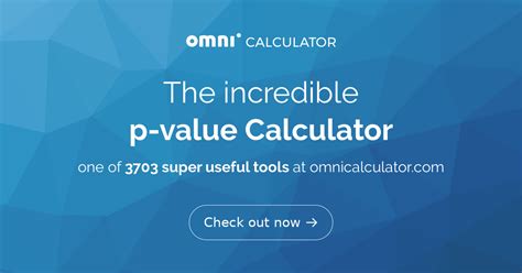 P Value Calculator