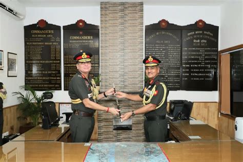 Lt Gen Dhiraj Seth Assumed The Command Of Delhi Area From Lt Gen Vijay Kumar Mishra Odisha