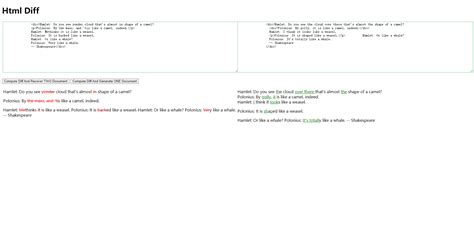 GitHub NPCDW HtmlDiff Html文本比对基于google的diff match patch