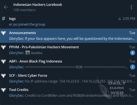 glorysec announced to expose indonesian hackers and collaborate with