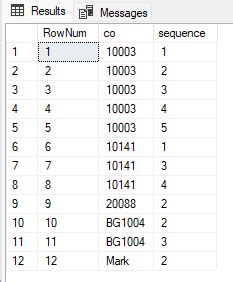 Sql Server Trying To Renumber A Field In Order Grouping By Another Database Administrators