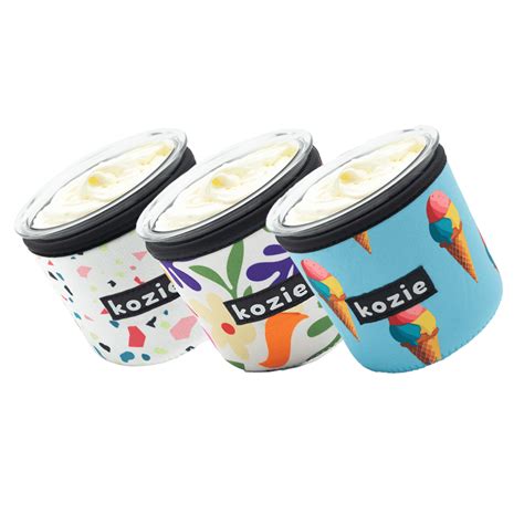 Ninja Creami Pint Container Cozy Insulation Sleeve 3 Pack Bundle