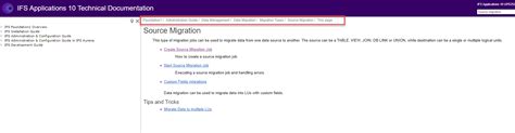 migrate customer order ifs community