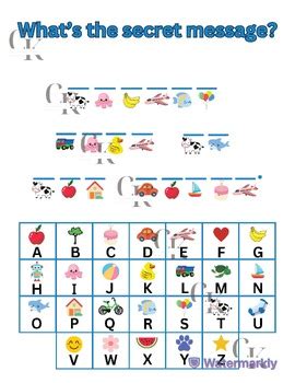 Secret Message Worksheets: Sill pack of 5 by CounselorKaesLearningLab