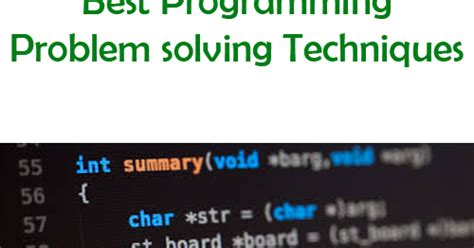 Best Programming Problem Solving Techniques ~ Coding Workspace
