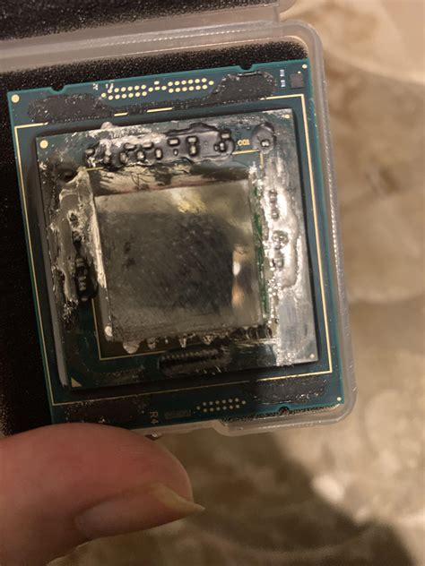 Delidded Cpu Liquid Metal On Electronics Roverclocking