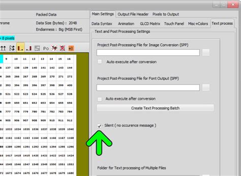 Bitmap2lcd Running A Processing Batch Bitmap2lcd Software Tool Blog About Glcd Displays